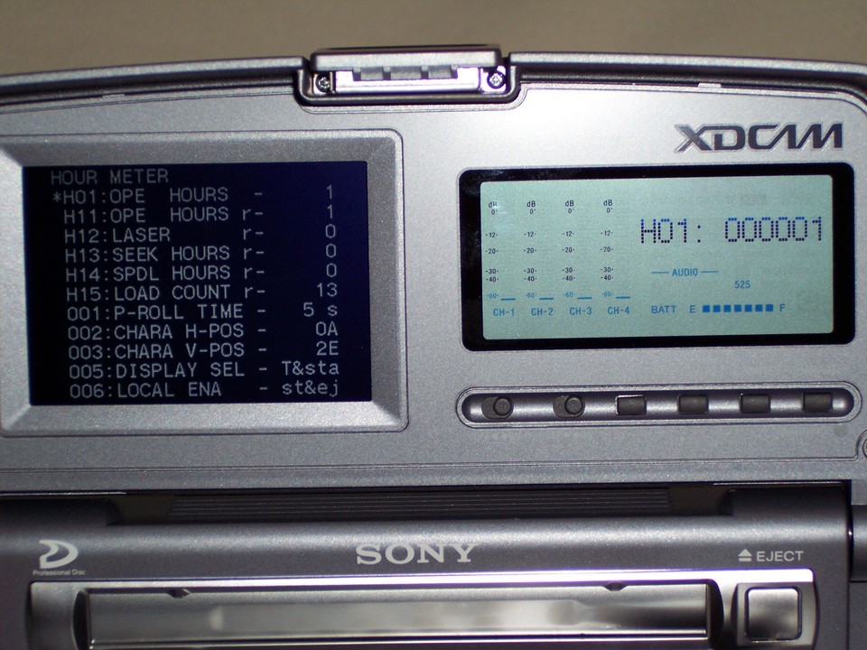 Sony XDCAM Mobile Disc Recorder PDW-V1 Player, MPEG IMX DVCAM i.LINK 1 ...