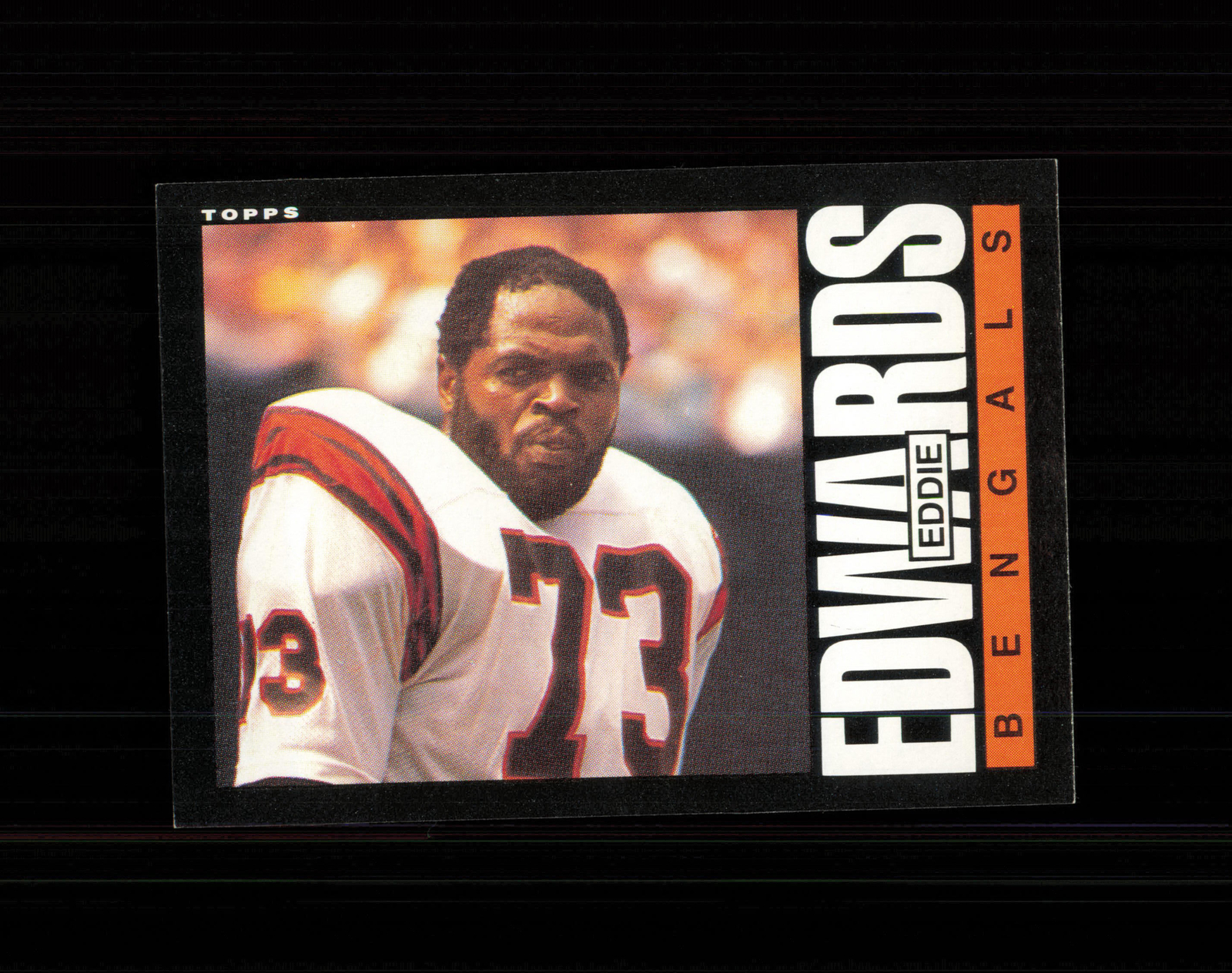 1985 Topps Football #215 Eddie Edwards Cincinnati Bengals | eBay