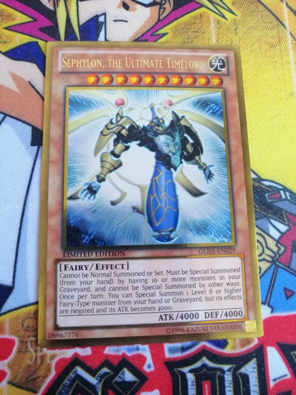 Sephylon, the Ultimate Timelord gld5-en029 Ltd Ed (NM) Gold Rare Yu-Gi ...