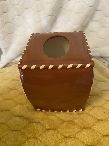 Terry Redlin Tissue Box Cover Porcelain Whitetail Deer Horns RARE ...