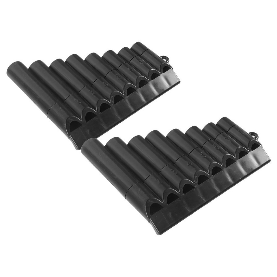 2 Pcs Beginner Pan Flute Kids Flutes for Child 8 Pipe Panpipe Bamboo ...
