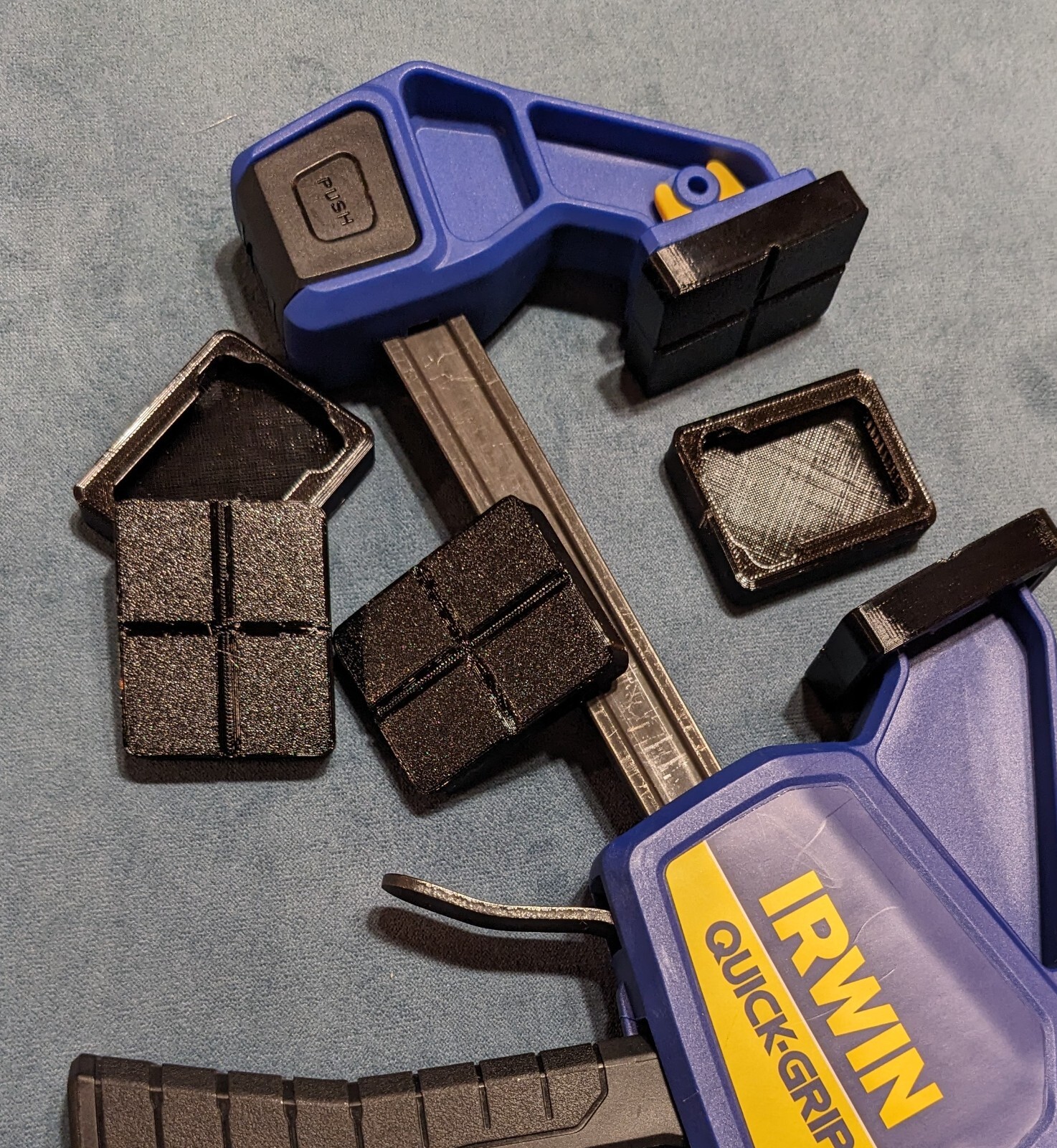 Irwin Replacement Quick Grip Jaw Pads for Med-Duty 300lb Bar Clamp (6 ...