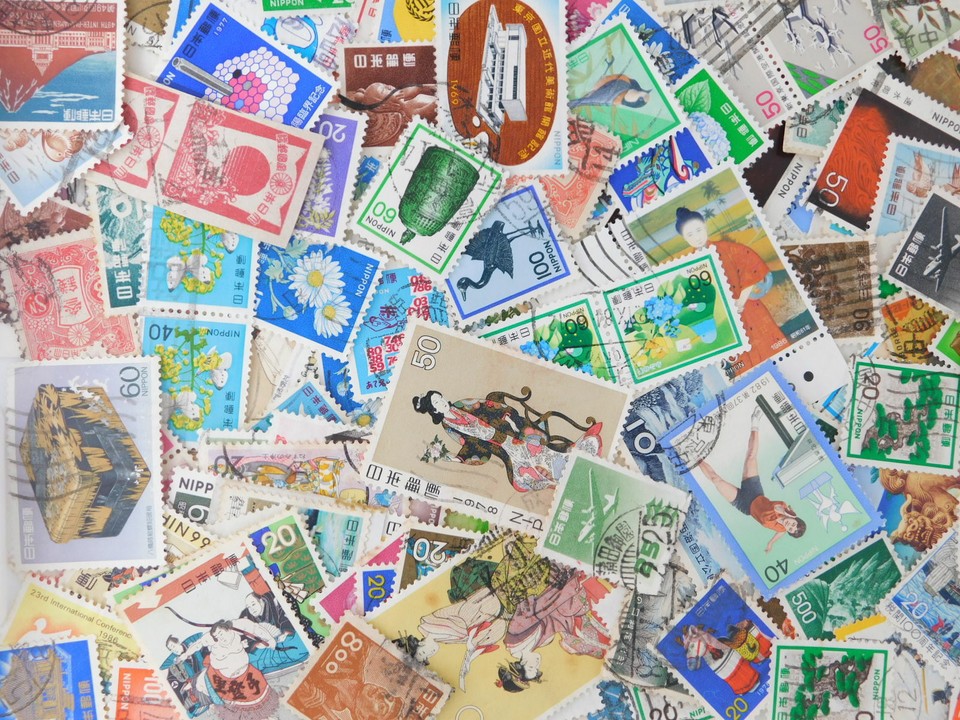STAMP JAPAN 300pcs lot off paper commemorative :def=5:5 philatelic ...