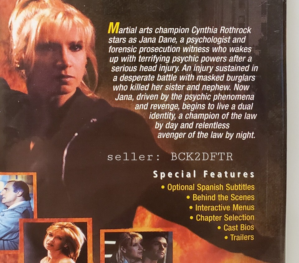🔥 SWORN TO JUSTICE (2001) DVD Cynthia Rothrock Martial Arts Avenger ...