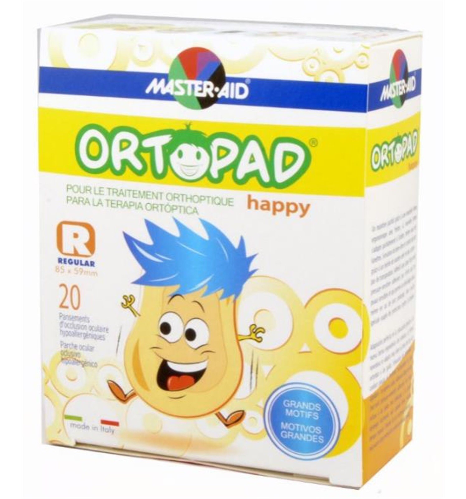 Ortopad Happy Eye Patches - REGULAR Size (20 Per Box) 85x59mm | eBay