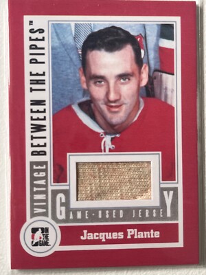 2013-14 ITG Between The Pipes Silver Version GU Jersey #VGUJ-04 Jacques ...