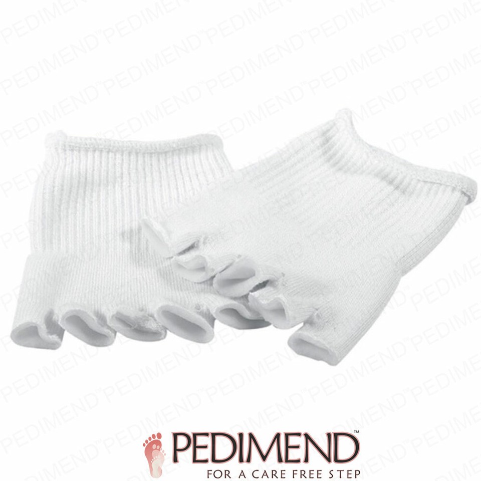 Pedimend Moisturizing Gel Toe Socks for Overlapping Toes 2PC Foot Care ...