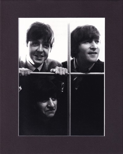 8X10" Matted Print Photo The Beatles 1964 Picture: Looking Through ...