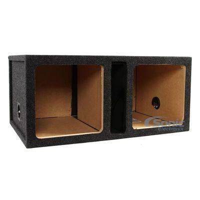 Atrend 12KDV Dual Ported 12" Square Subwoofer Enclosure Box for Kicker ...