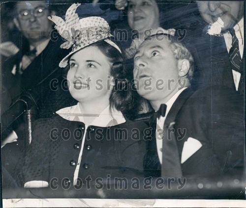 1940 Wire Photo Actor George Jessel With 3rd Wife Lois Andrews | eBay