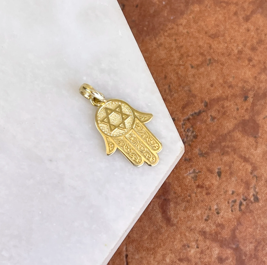Gold Hand Of God Pendants