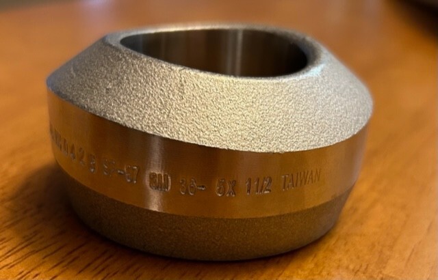 1 1/2" x 6" -36" Socket Weld O-Let T-304 Stainless Steel A182 NEW. Fast ...