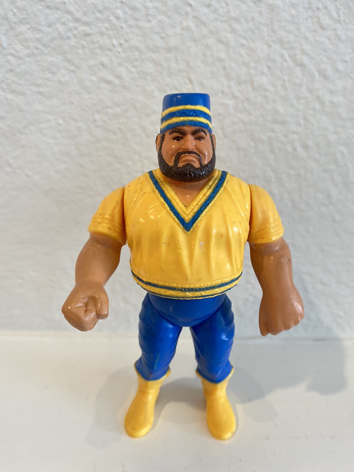 Vintage WWF Akeem Hasbro Wrestling Figure WWE 1990 Series 1 The African ...