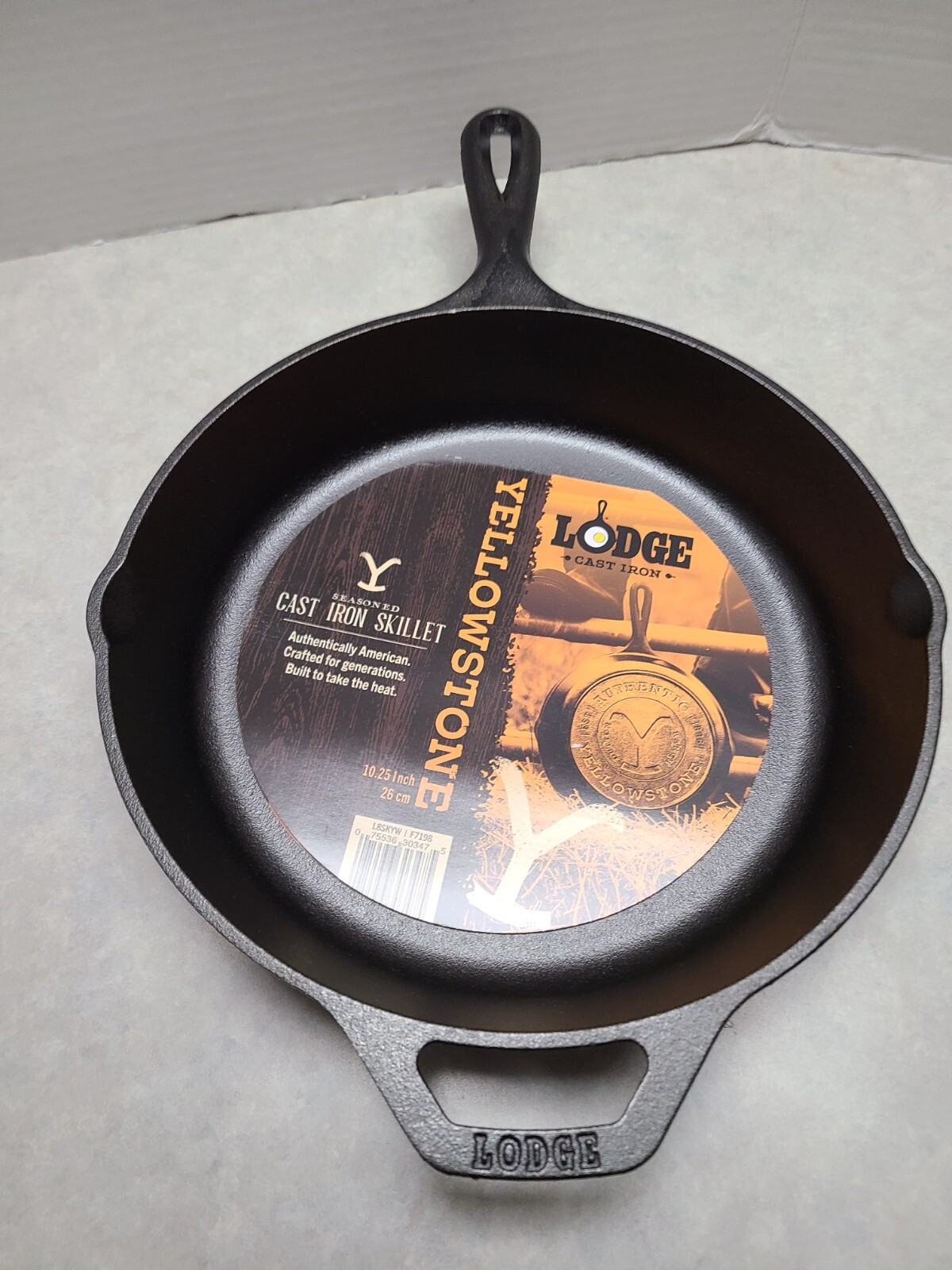 Lodge Yellowstone Dutton Ranch Seasoned Cast Iron 10.25" Skillet | eBay