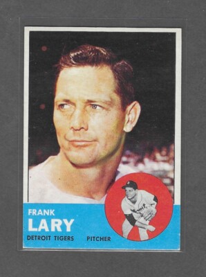1963 Topps Baseball #140 Frank Lary EXMT 0140DR11 | eBay