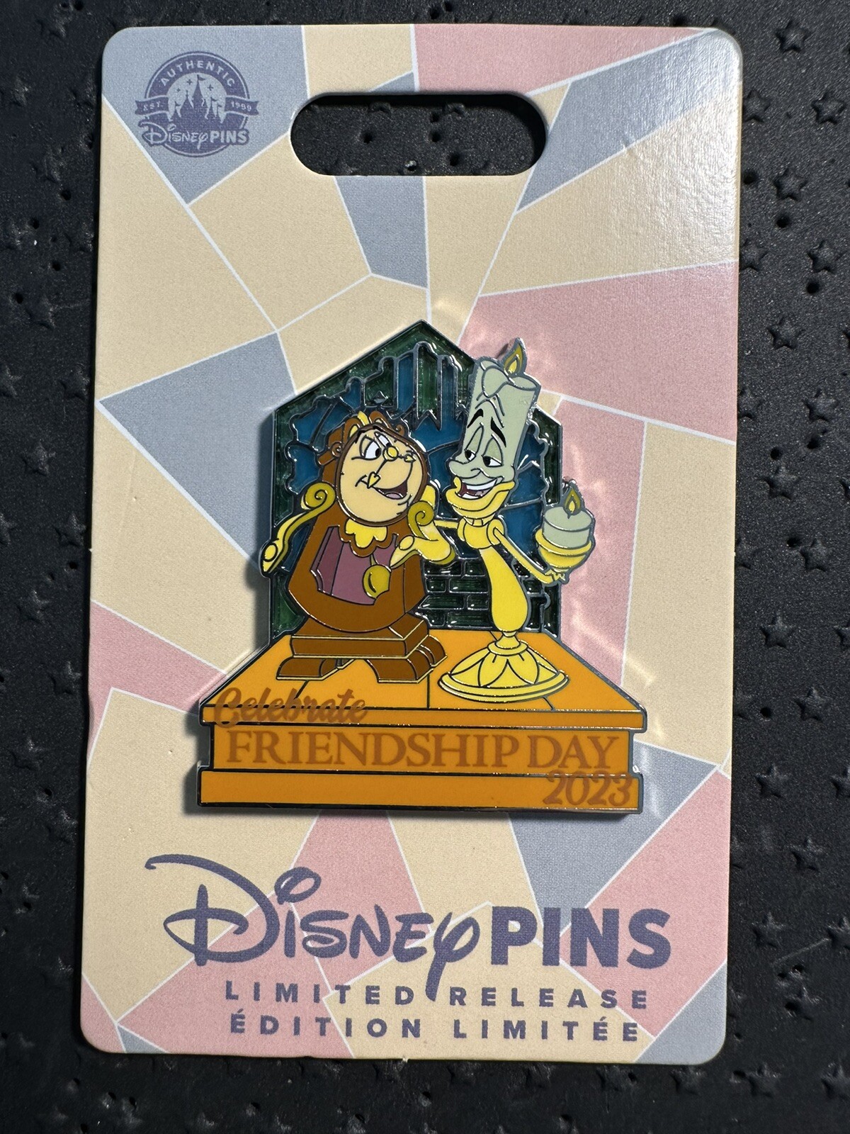 Disney Celebrate Friendship Day Beauty And The Beast Cogsworth Lumiere ...
