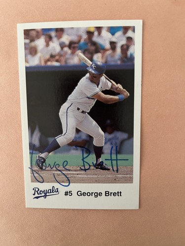 1991 Kansas City Royals George Brett Team Issue Police Association ...