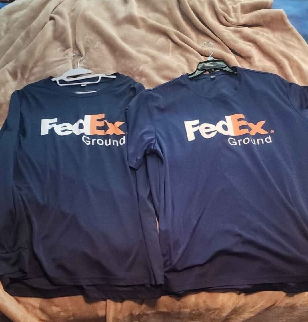 Fedex ground uniform blue summer shirts size 3xl unis… - Gem