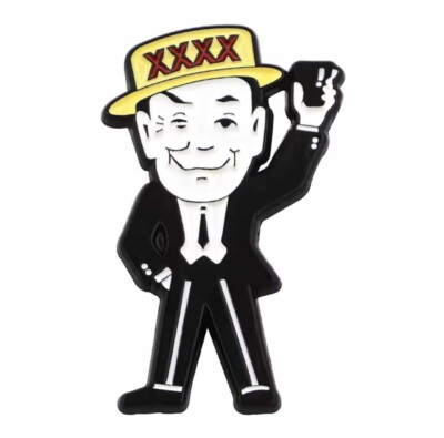 FOUREX MASCOT - FOUREX BEER - XXXX BEER LOVERS - ENAMEL PIN | eBay ...