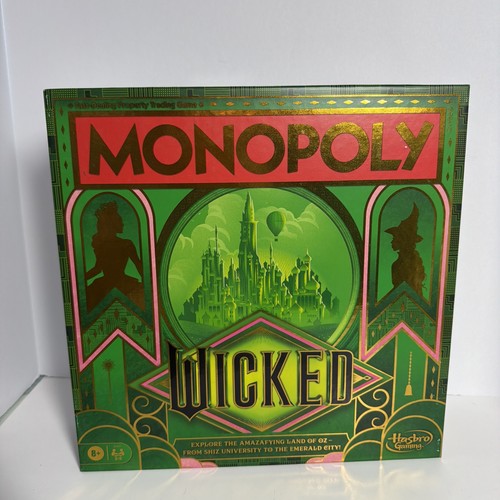 Monopoly Wicked Edition Board Game Explore the Amazafying Land of Oz ...