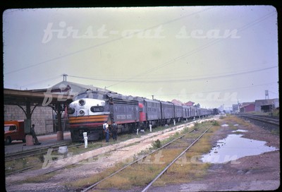 F Original Slide - Southern Pacific SP 352 & Sunset Limited San Antonio TX 1963 | eBay