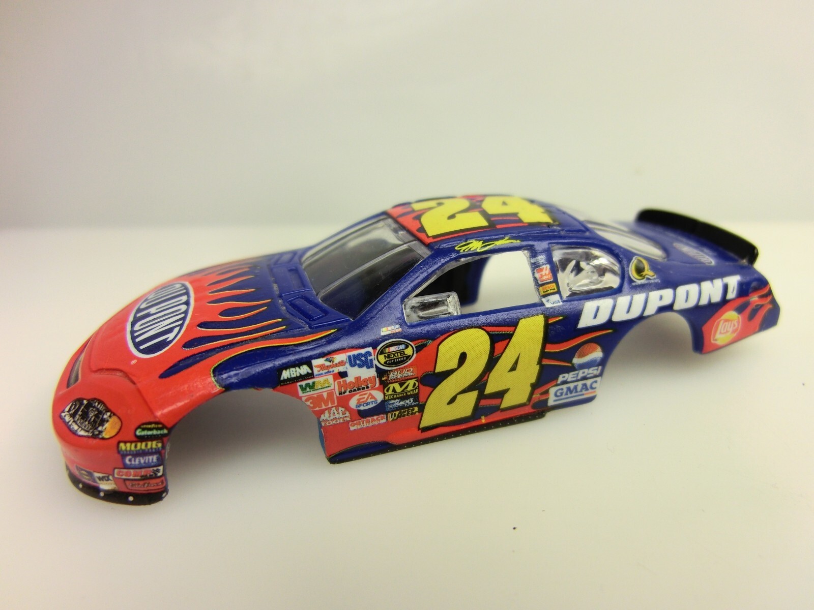 AFX CUSTOM NASCAR BODY JEFF GORDON #24 W/CLIP FITS AFX SUPER G PLUS ...