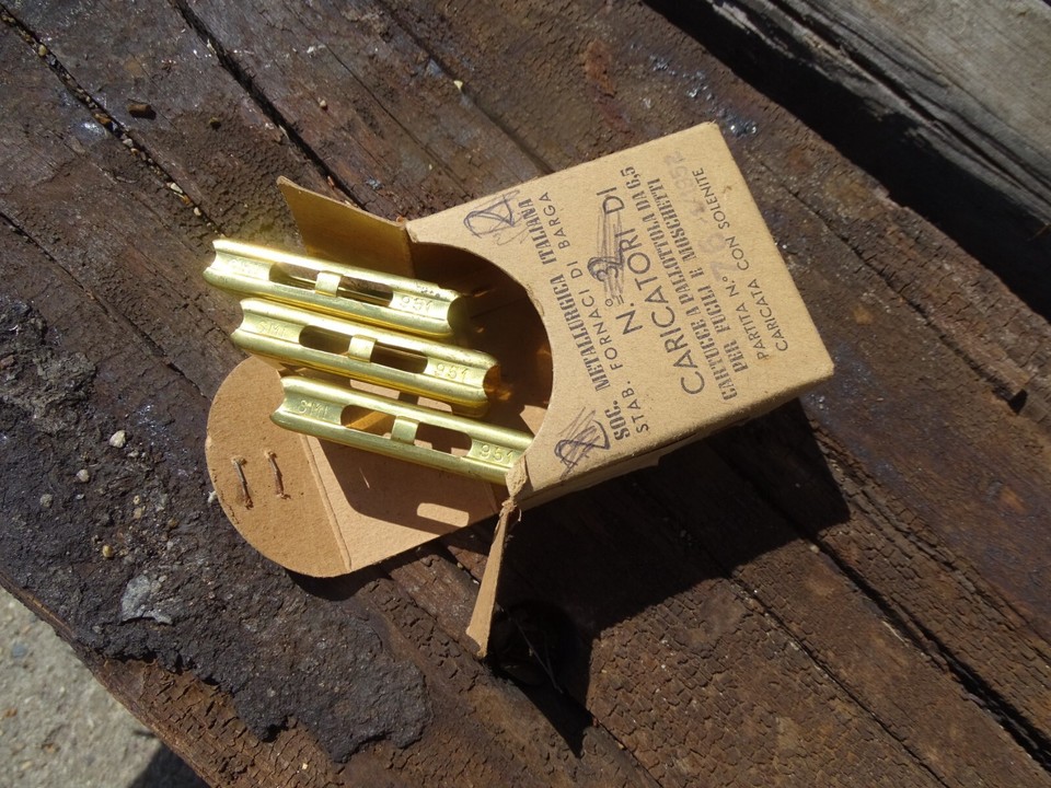 for CARCANO - 3x orig. ITALIAN STRIPPER in box !- army made !* post war ...