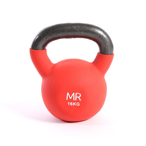 Rebecca Mobili Kettlebell Weight Cast Iron Red Strenght Toning Home Gym ...