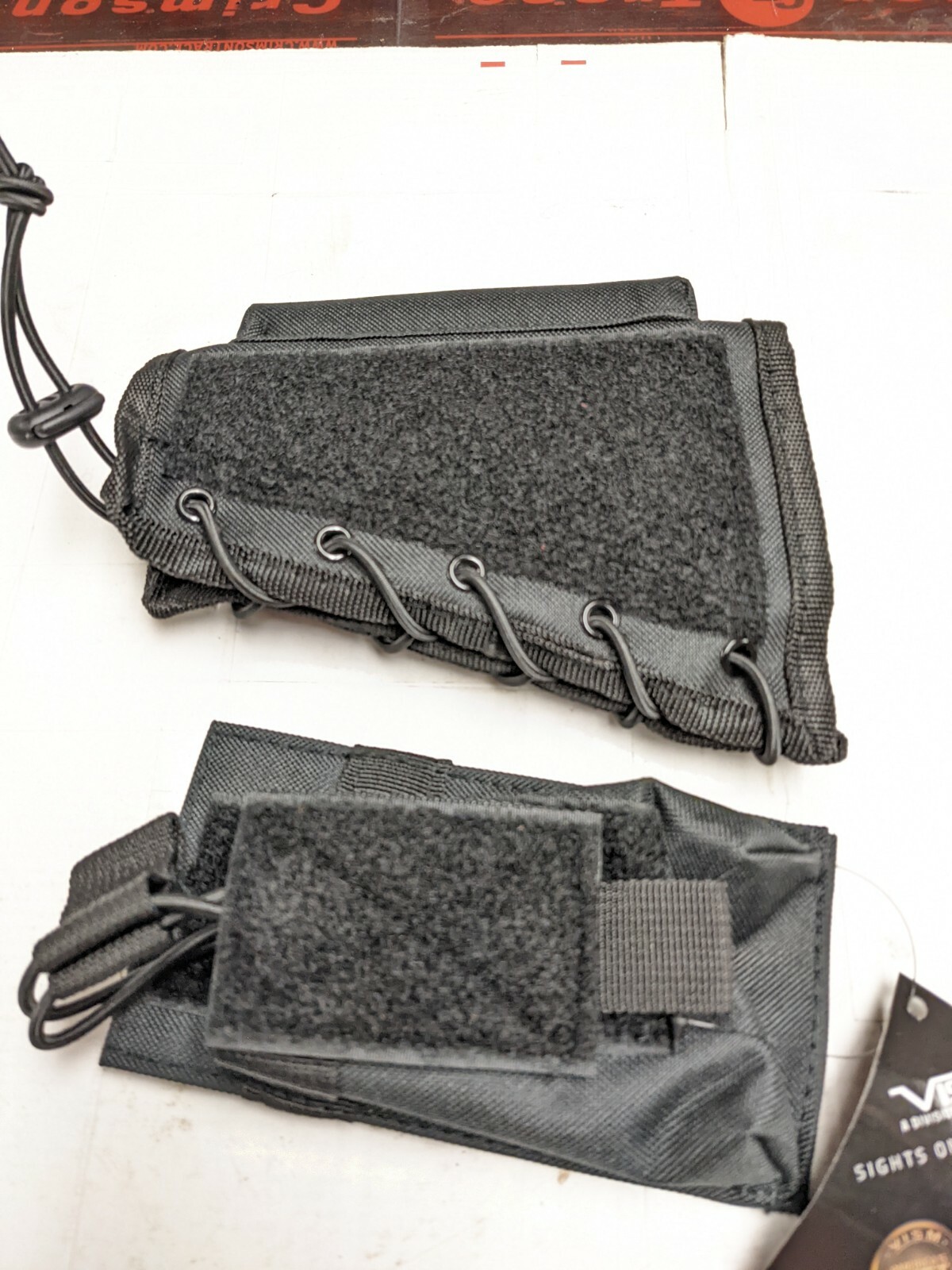Black Strap-on-Stock Cheek Rest/Riser Fits Rifles/Shotguns with a Mag ...