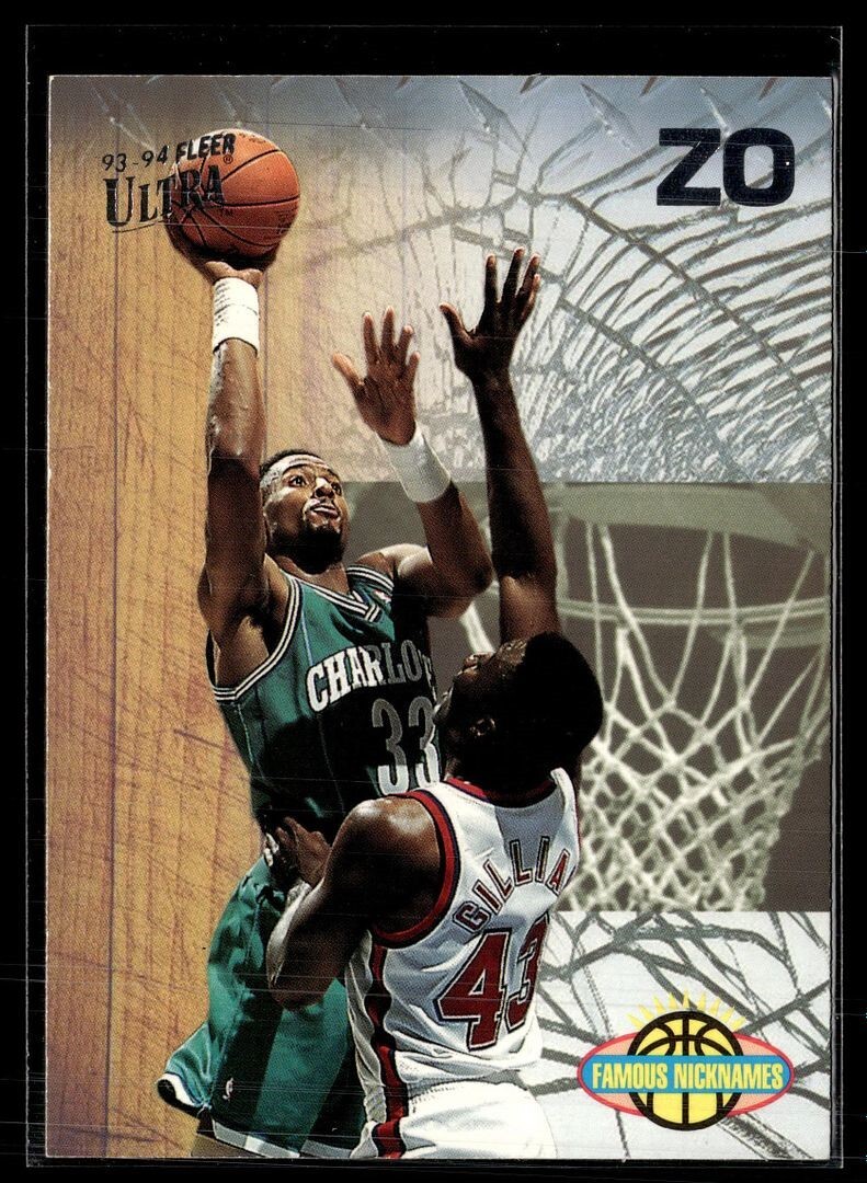 1993-94 FLEER ULTRA FAMOUS NICKNAMES ZO ALONZO MOURNING HORNETS | eBay