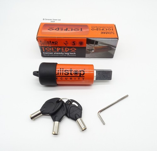 FULLSTOP TORPEDO CORNER STEADY LEG LOCK FOR CARAVANS | eBay UK