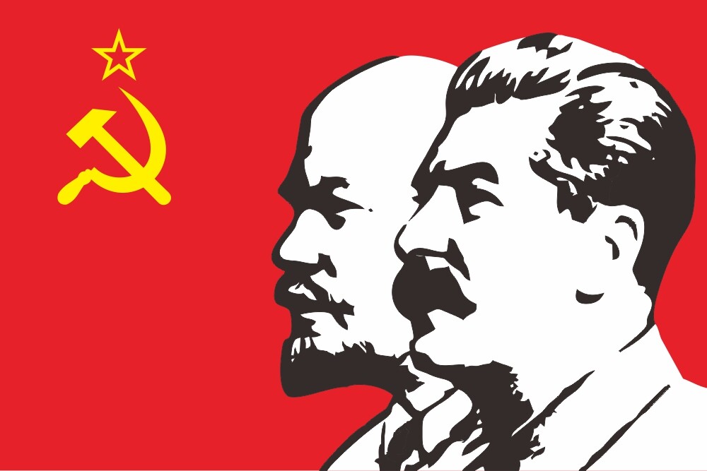 Joseph Stalin Soviet Union Flag