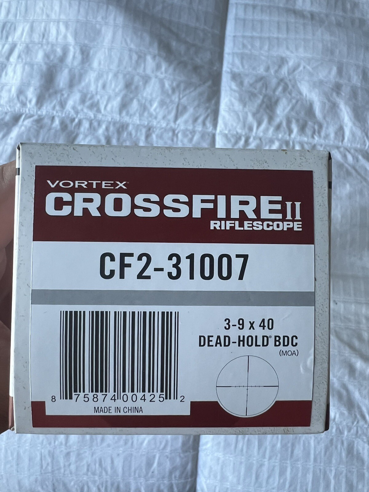 Vortex Crossfire II 3-9 X 40mm Riflescope CF2-31007 875874004252 | eBay