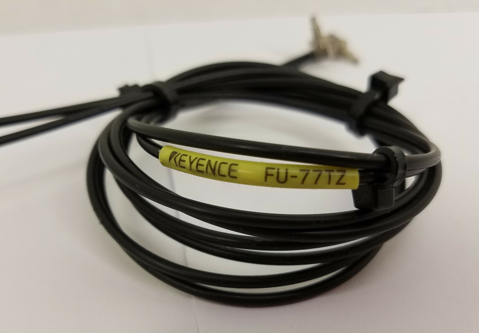 Keyence FU-77TZ Transmissive Fiber Unit Pair - Working System Pull | eBay
