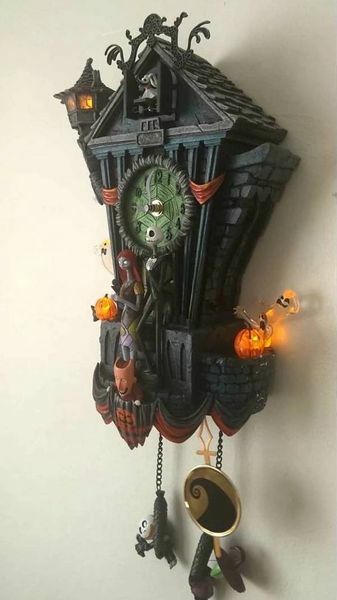 Tim Burton's The Nightmare Before Christmas Cuckoo Clock by Bradford ...