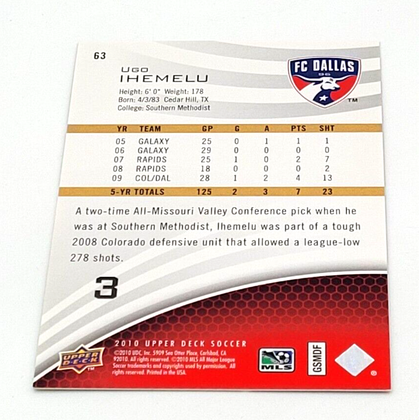 2010 Upper Deck - #63 Ugo Ihemelu for sale online | eBay