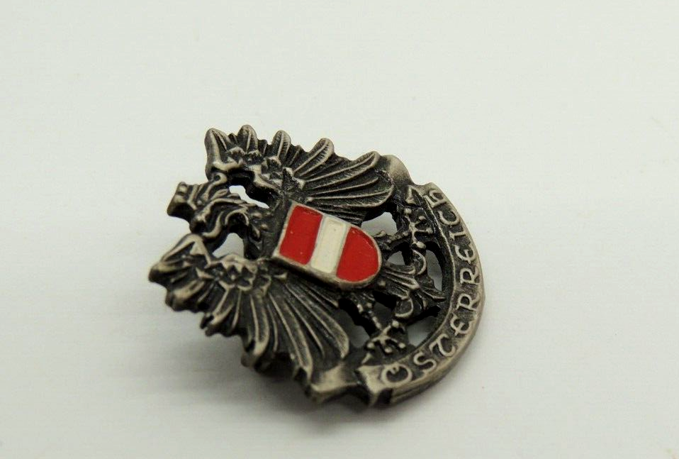 Vintage Osterreich Austria Eagle National Emblem Pin Military Lapel Pin ...