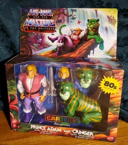 Masters of the Universe Cartoon Collection Prince Adam & Cringer Action ...