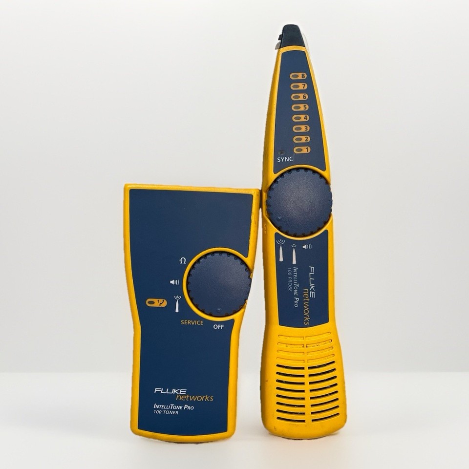 Fluke Networks IntelliTone Pro 100 Toner & Probe With Cables & Soft ...