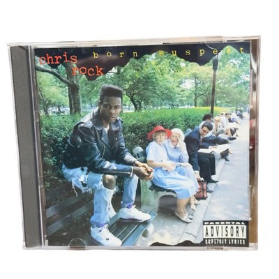 Chris Rock Born Suspect CD Album Comedy Vtg Music Explicit Lyrics Sz ...