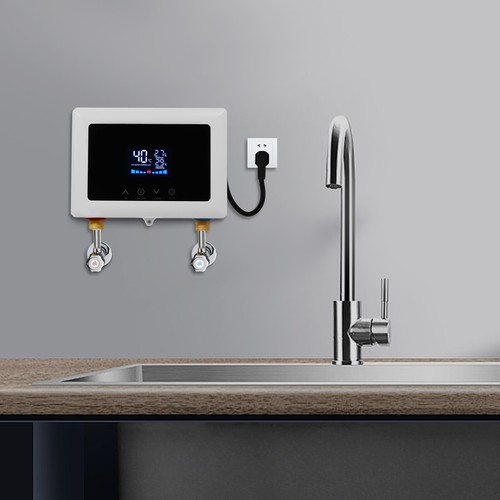 Wall Mounted Electric Instant Hot Water Heater Mini Small Water Tank ...