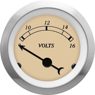 MOTOR METER RACING Classic 52mm 2-1/16" Electrical Volt Meter Gauge 8 ...