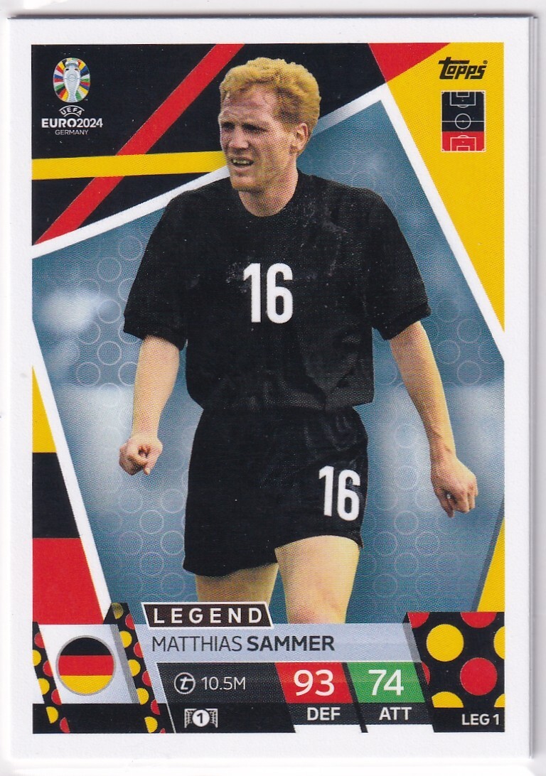 Topps Match Attax Card Legend Leg 1 Matthias Sammer LEG1 Germany | eBay