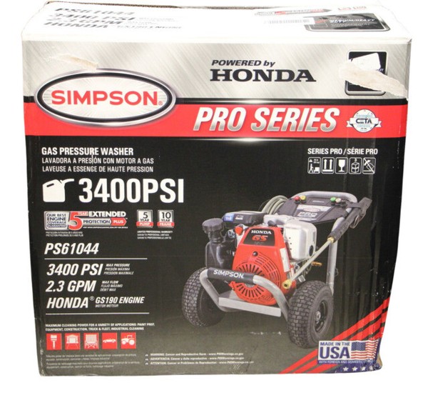 Simpson PS61044(-S) Gas Pressure Washer for sale online | eBay