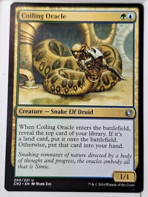 Coiling Oracle - Conspiracy: Take The Crown - Magic the Gathering MTG ...