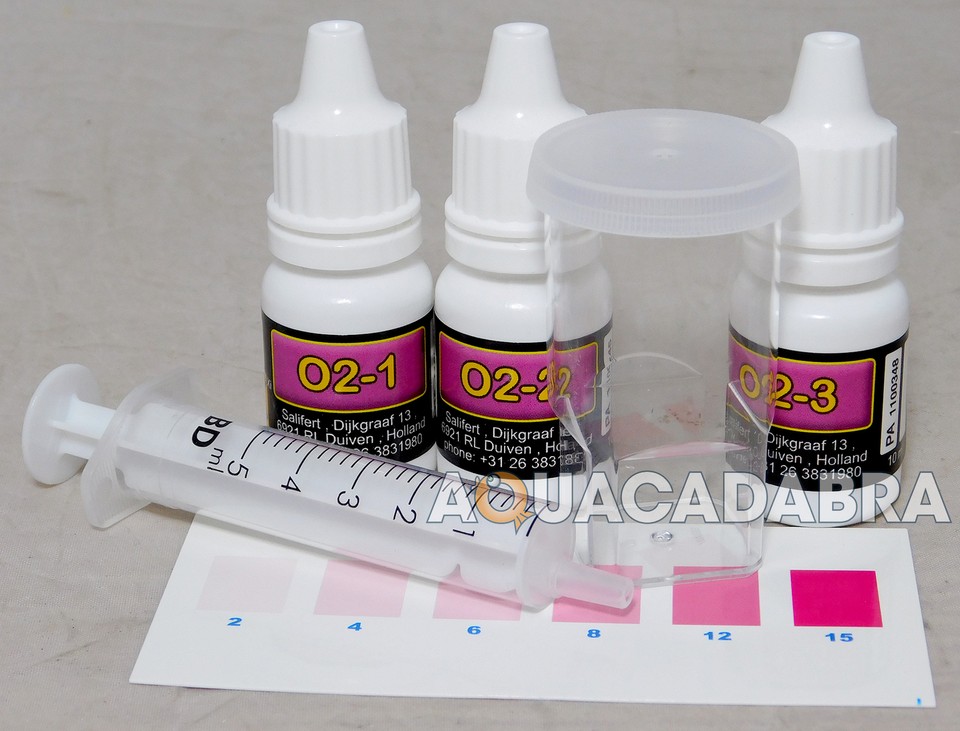 SALIFERT OXYGEN O2 PROFI TEST KIT MARINE TROPICAL CORAL SALTWATER FISH ...