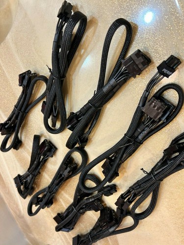 20 Pcs EVGA SuperNOVA 6 pin PERIF to 4X MOLEX IDE DRIVER POWER cable ...