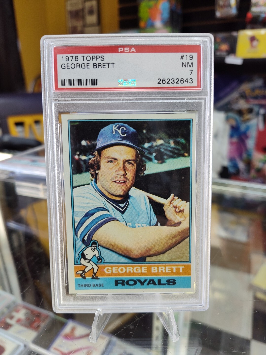 1976 Topps #19 George Brett PSA 7 NM Kansas City Royals | eBay