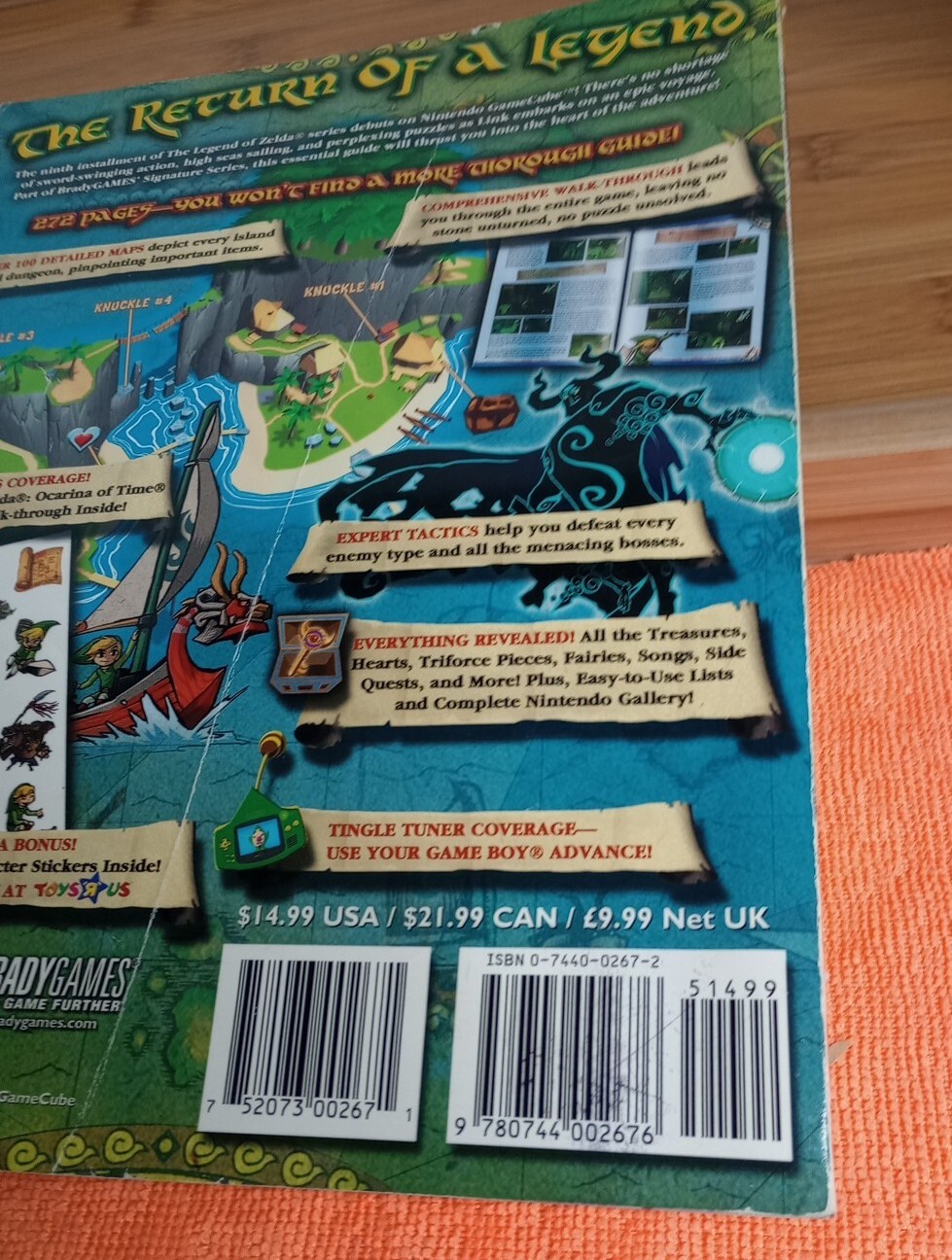 The Legend Of Zelda Wind Waker Strategy Guide - TOYS R US Sticker ...