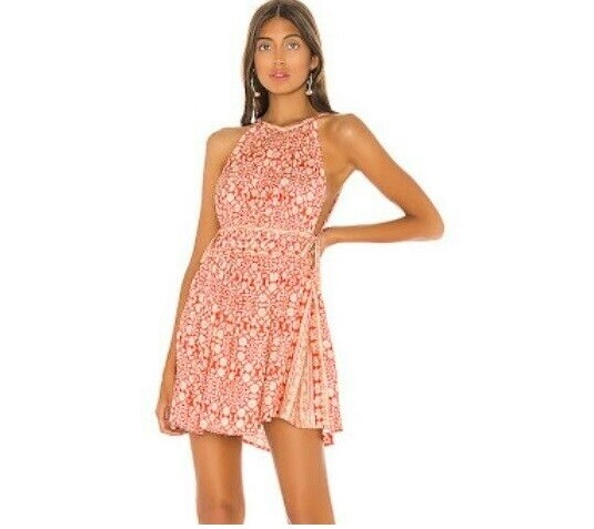 Free People Womens S Cayenne Red Mid Summers Day Tunic Top NWT | eBay